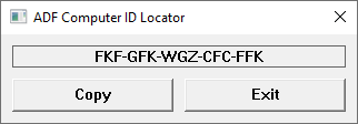 How to obtain the computer identifier needed for a license file